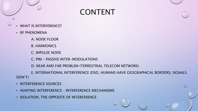Rf interference simplified! | PPTX