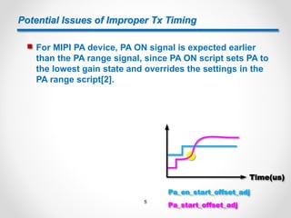 RF Issue Due To PA Timing | PDF