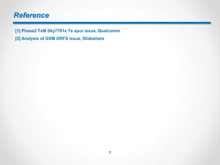 RF Issue Due To PA Timing | PDF