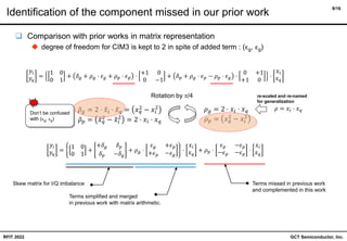 A Refined Skew Matrix Model of the CIM3 in the Up-Mixer Extending the ...