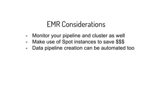 Engineering a robust(ish) data pipeline with Luigi and AWS Elastic Map ...