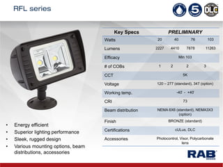 RFL LED Floodlight Preview | PPT