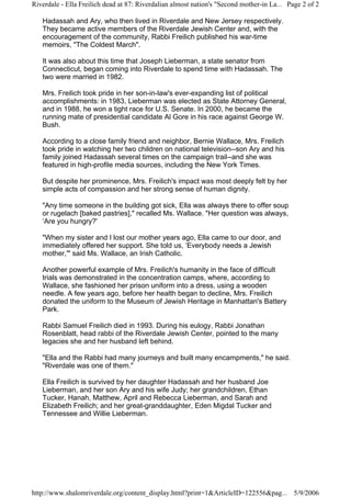 Ella Freilich dead at 87: Riverdalian almost nation's "Second Mother-in ...