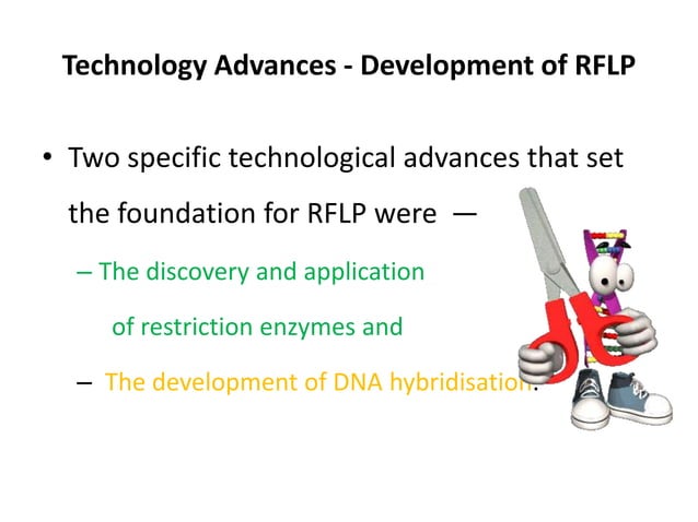 Rflp wrt Restriction enzymes and pcr | PPTX