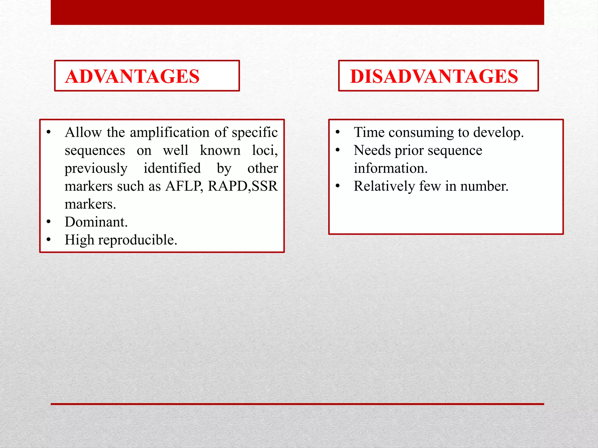 RFLP ,RAPD ,AFLP, STS, SCAR ,SSCP & QTL | PPTX
