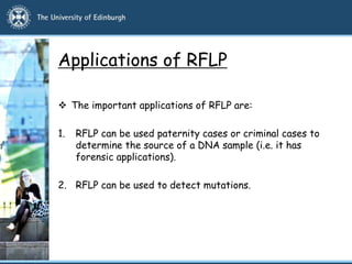 Rflp presentation | PPTX