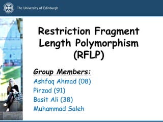 Rflp presentation | PPTX