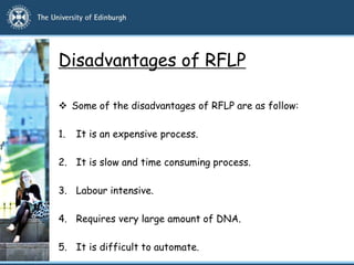 Restriction Fragment Length Polymorphism Process