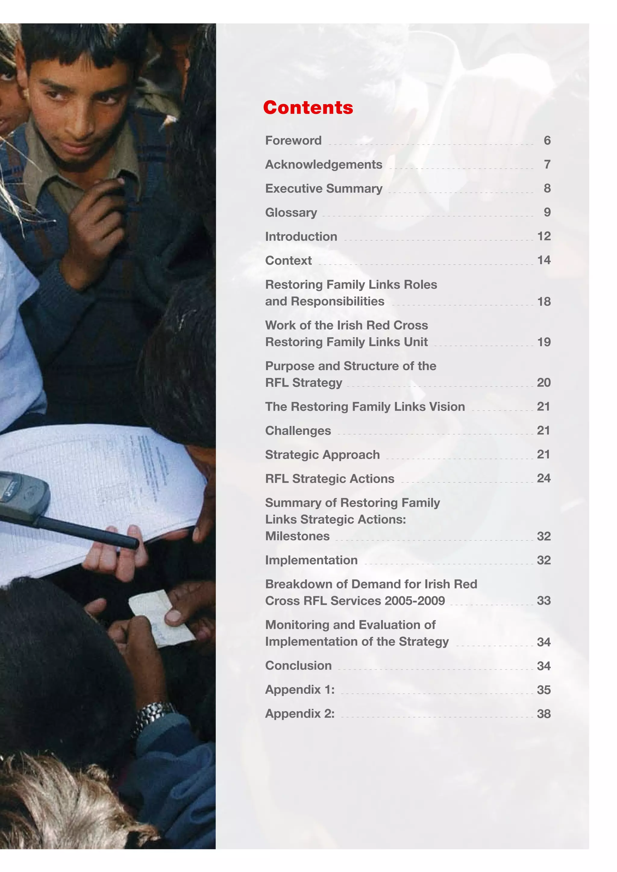 Irish Red Cross RFL strategy | PDF