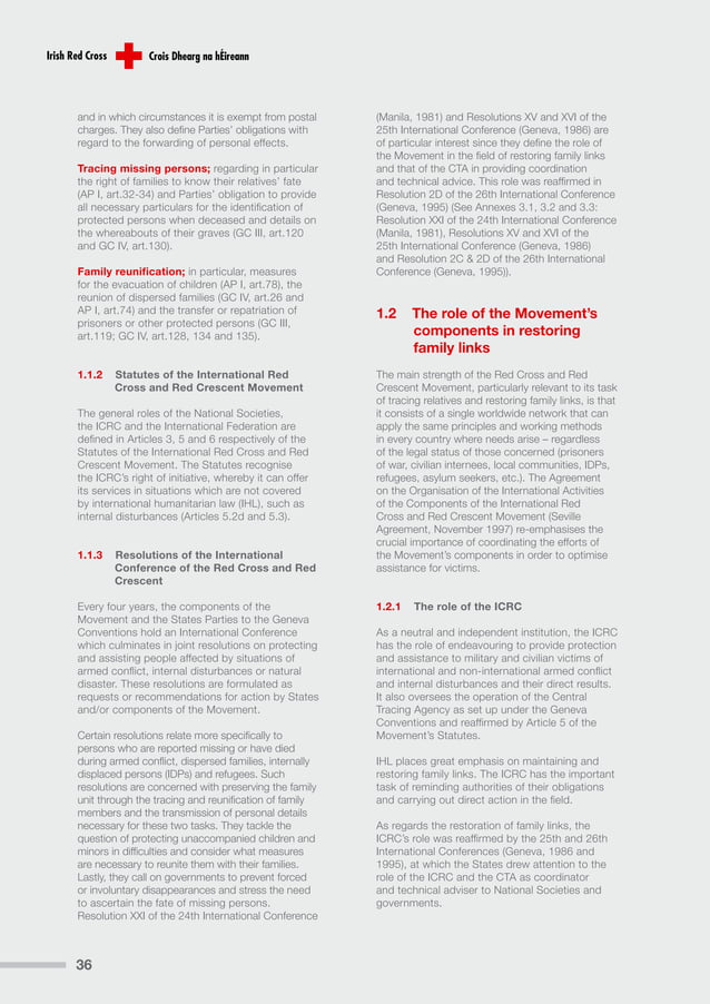 Irish Red Cross RFL strategy | PDF