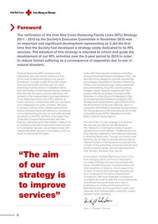 Irish Red Cross RFL strategy | PDF