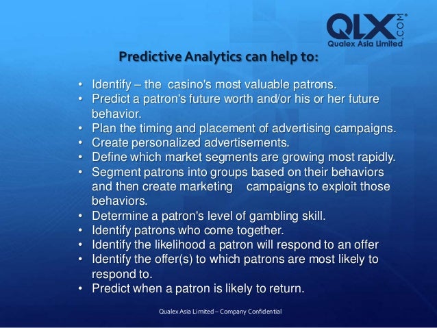 Recency/Frequency and Predictive Analytics in the gaming industry