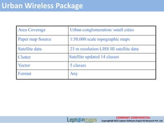 RF Maps supplier - RF Planning, RF Network Planning | PPTX