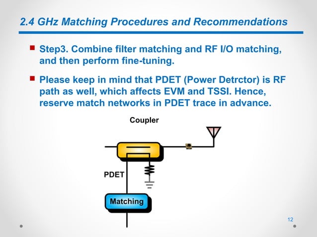 RF Matching Guidelines for WIFI | PDF | Digital Audio | Computer Software and Applications