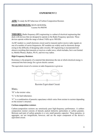 ECE2708 Microwave Engineering Lab Joournal | PDF