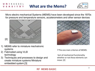 Rf mems basic | PPT