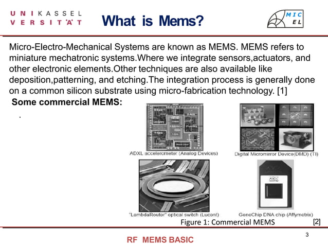 Rf mems presentation by tonmoy ibne arif | PDF