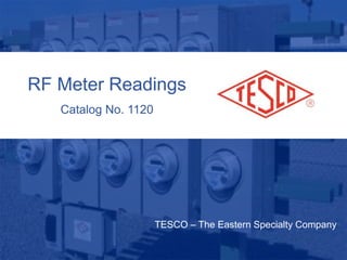 RF Meter Readings | PPTX