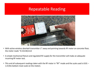 RF Meter Readings | PPTX | Technology & Computing