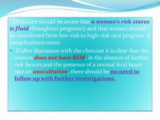 REDUCED FETAL MOVEMENT | PPTX