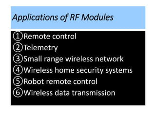 Rf module | PPTX