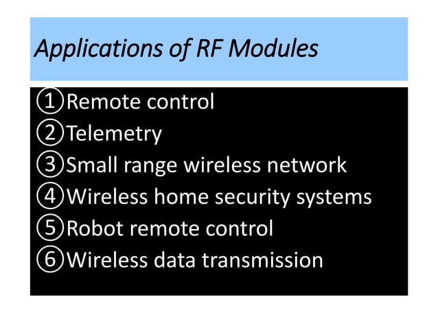Rf module | PPT