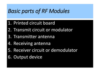Rf module | PPTX