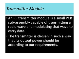 Rf module | PPTX