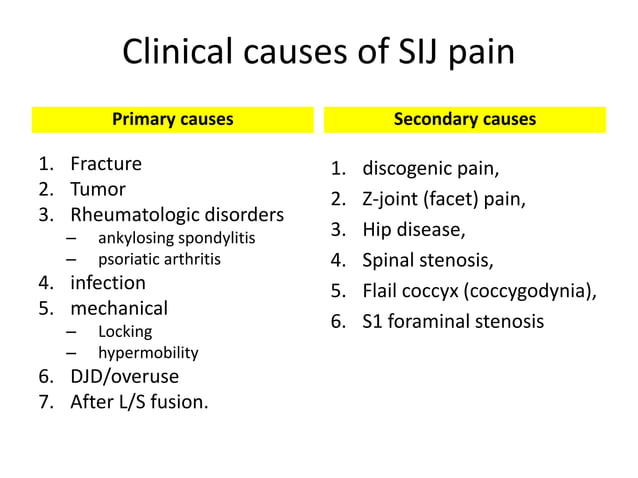 Sacroiliac Joint RF Denervation | PPTX | Bone and Joint Conditions ...