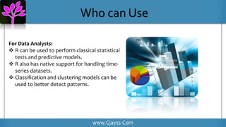 R for data analytics | PPTX