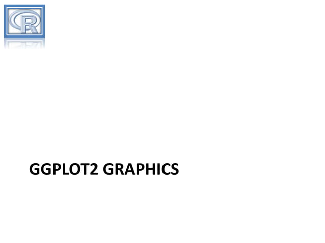 R for data visualization and graphics | PPTX