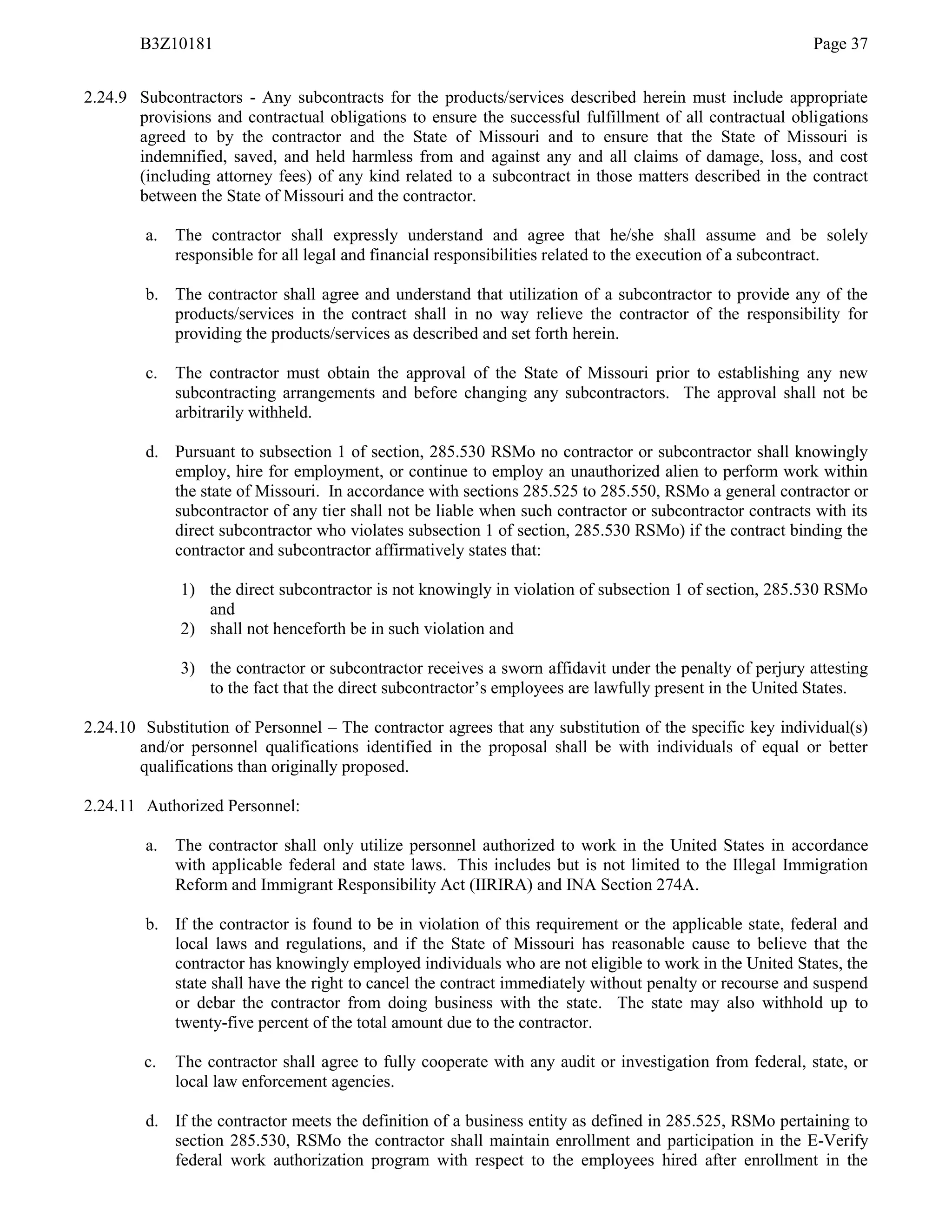 RFP document template | PDF
