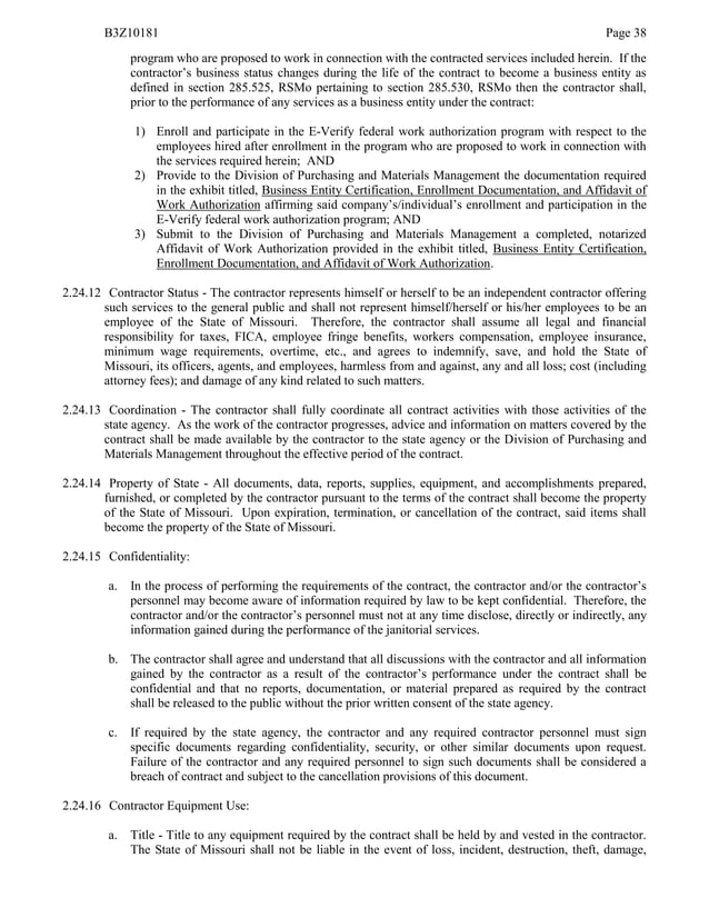 RFP document template | PDF