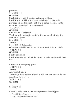 RFP1. Project Initiation Phase The purpose of the RFP document.docx