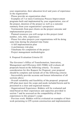 RFP1. Project Initiation Phase The purpose of the RFP document.docx