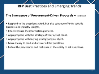 RFP Best Practices and Emerging Trends | PPT