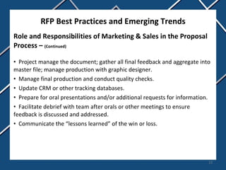 RFP Best Practices and Emerging Trends | PPT