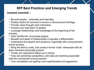 RFP Best Practices and Emerging Trends | PPT