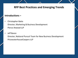 RFP Best Practices and Emerging Trends | PPT