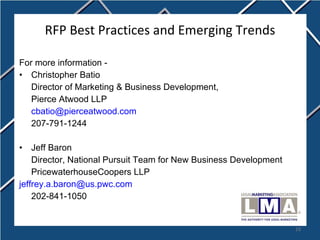 RFP Best Practices and Emerging Trends | PPT