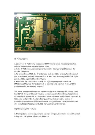 RF PCB & Microwave High frequency PCB.docx