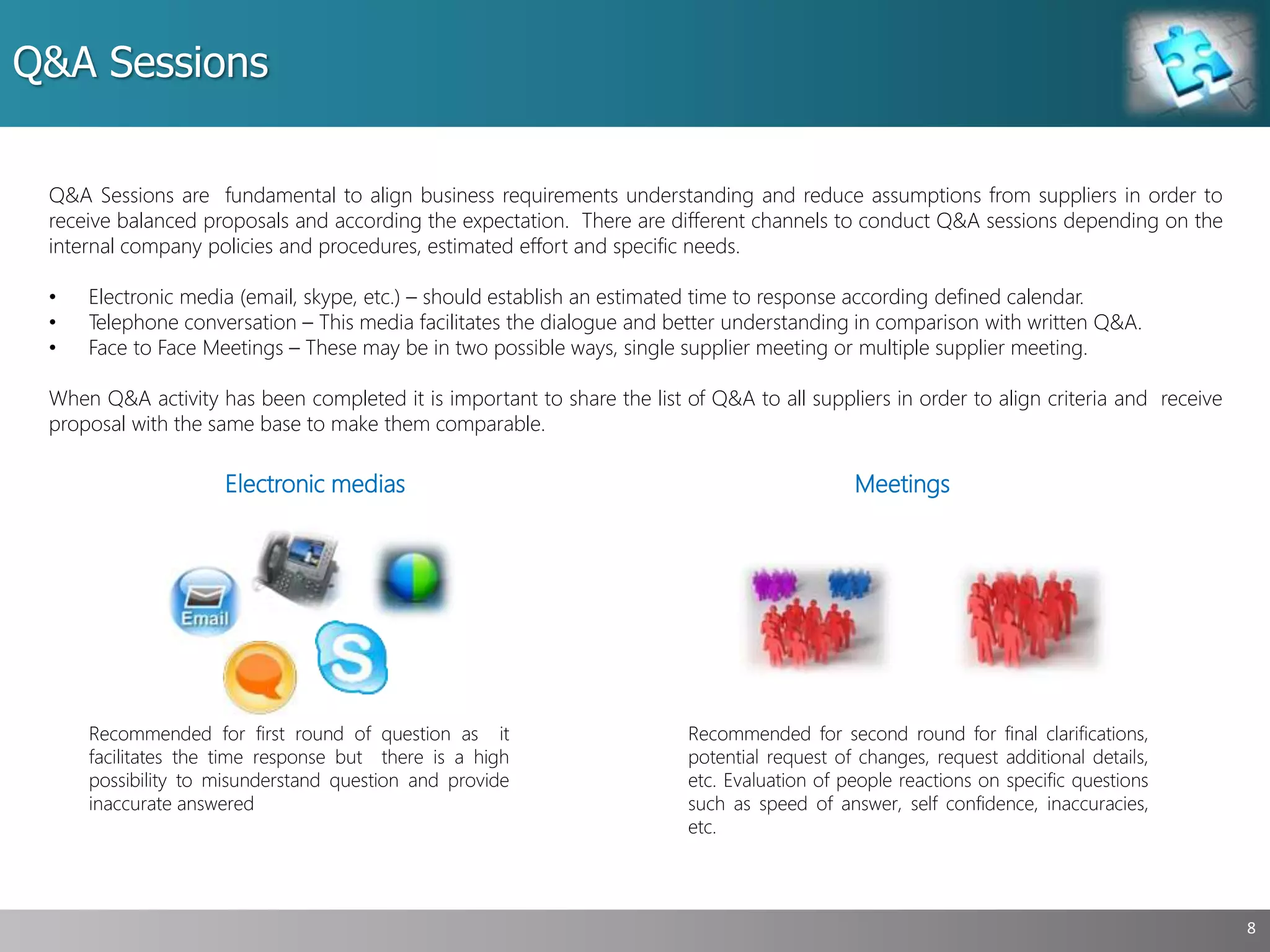 RFP execution a practical guideline to improve selection process | PPTX