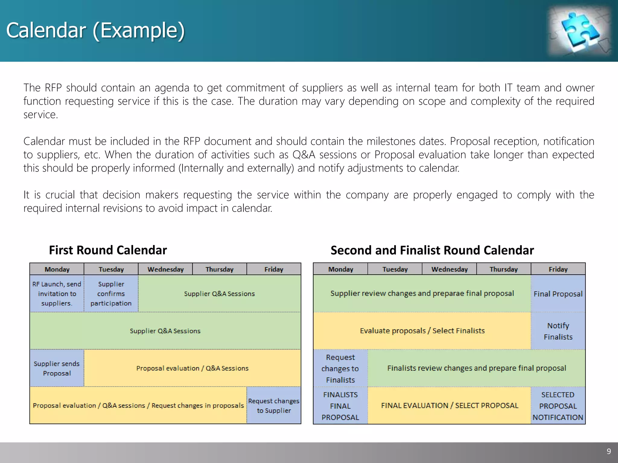 RFP execution a practical guideline to improve selection process | PPTX
