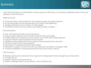 RFP execution a practical guideline to improve selection process | PPTX