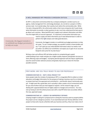 Rfp how to_guide | PDF