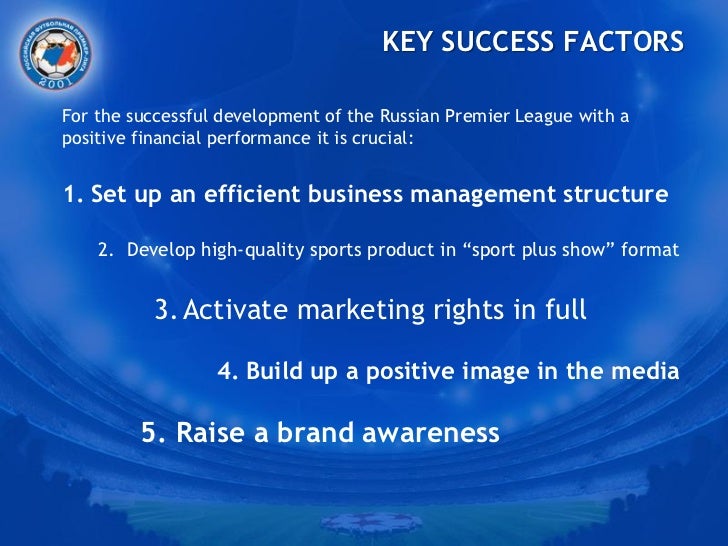 Russian Premier League - business development strategy