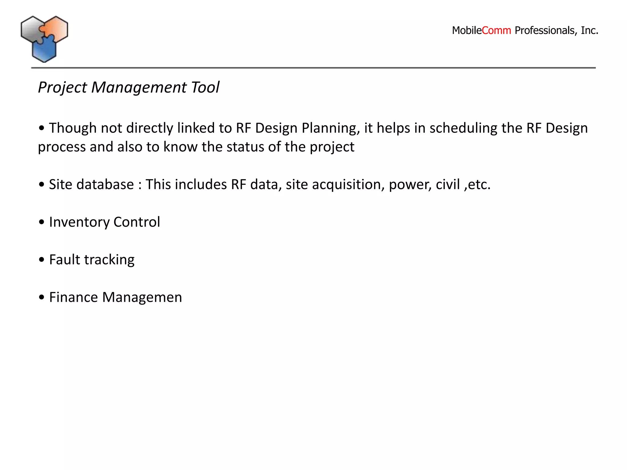 Rf planning doc | PPTX