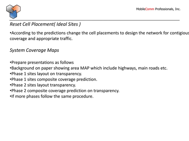 Rf planning doc | PPTX | Civil Engineering Industry | Industries