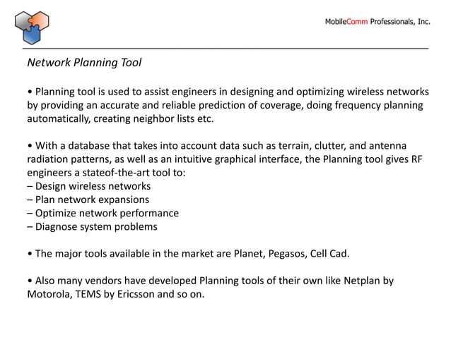 Rf planning doc | PPTX | Civil Engineering Industry | Industries