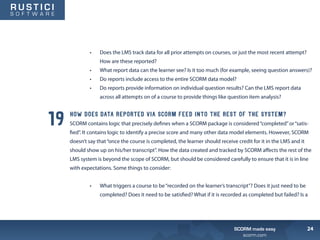 (At least) 27 Questions to Ask About SCORM in Your RFP | PDF